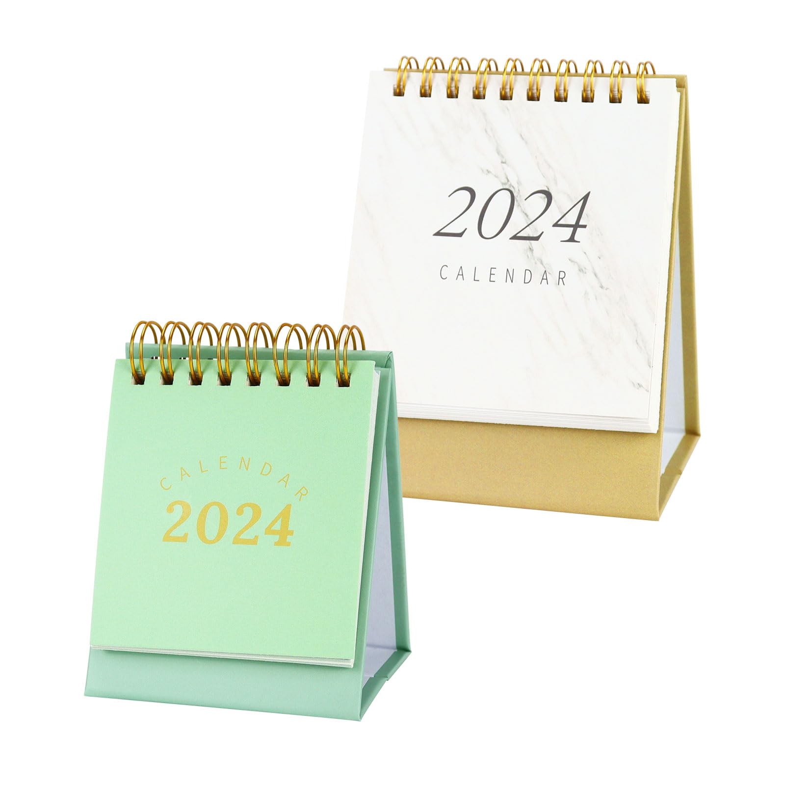 Snapklik.com : 2023-2024 Mini Desk Calendar, Portable Small Desktop ...