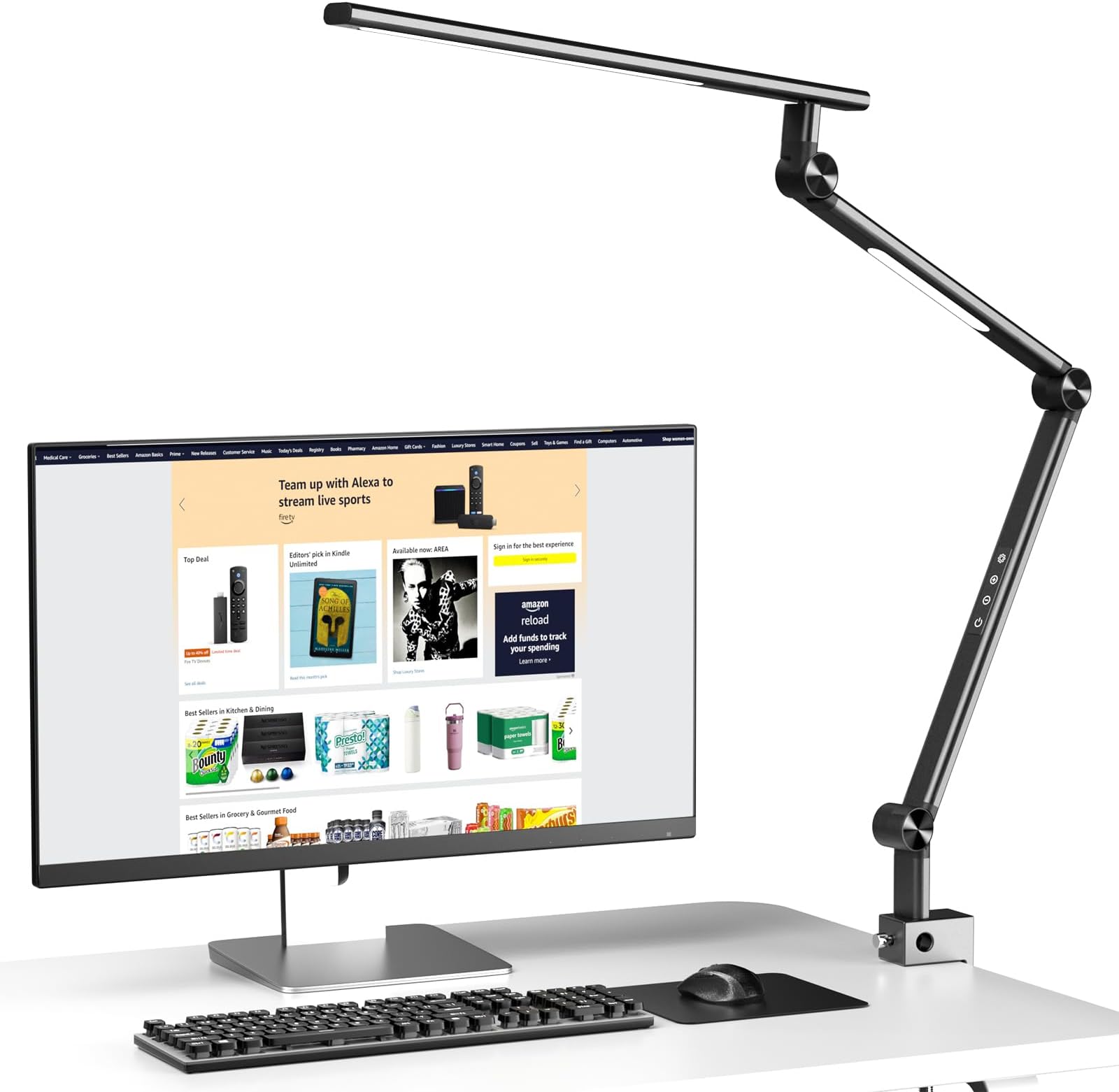 VERSKI LED Desk Lamp, Desk Light for Home Office, Architect Light, Eye ...