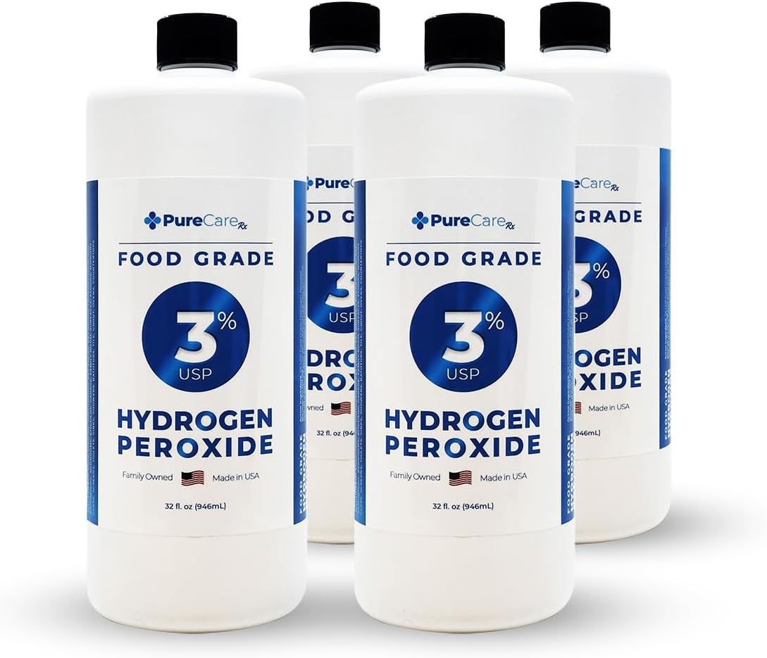 Amazon.com: PURECHEM PROS 3% Food Grade Hydrogen Peroxide Solution ...