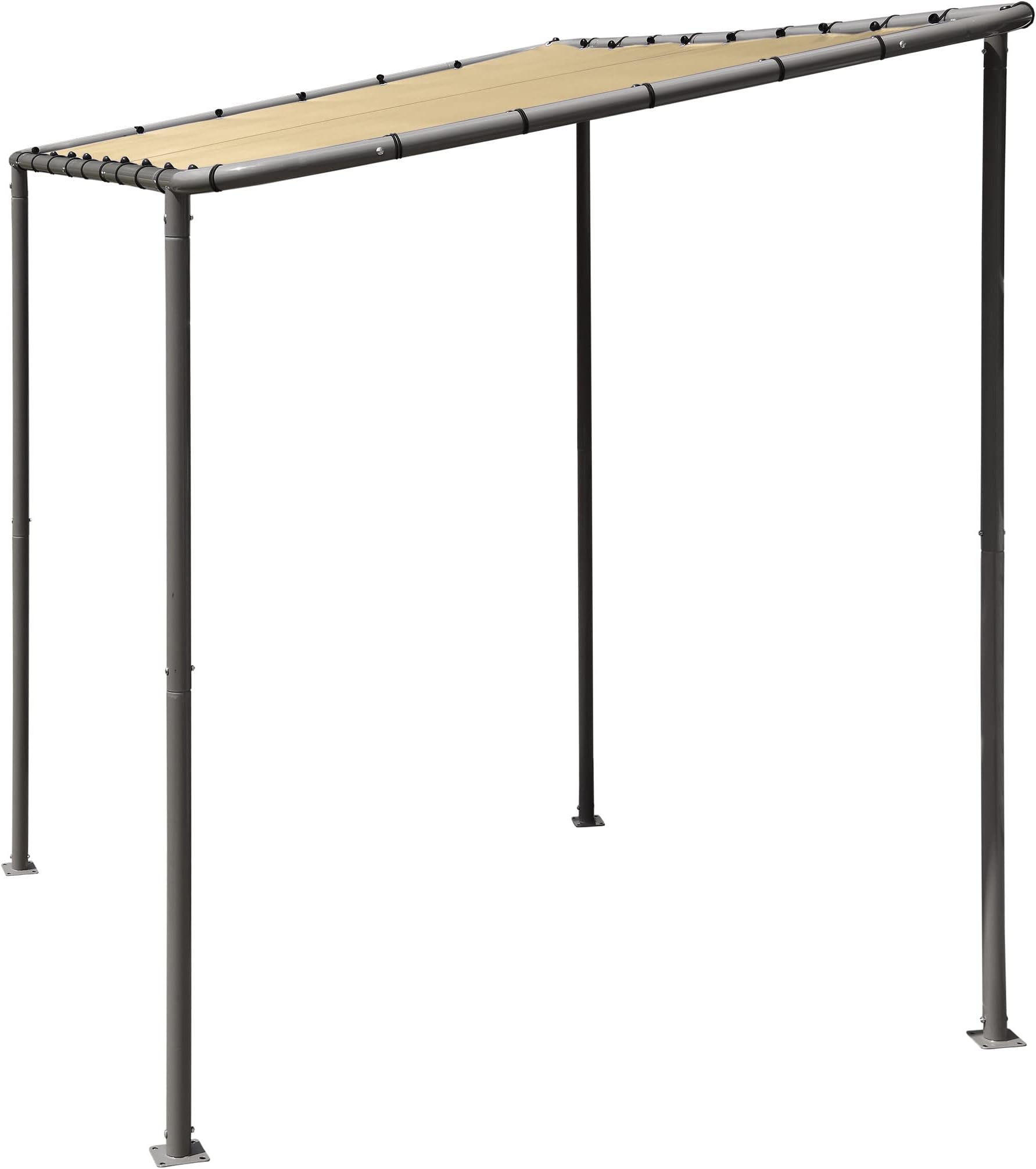 Amazon.com : ShelterLogic 10' x 6' Solano Gazebo Canopy Charcoal Carbon ...