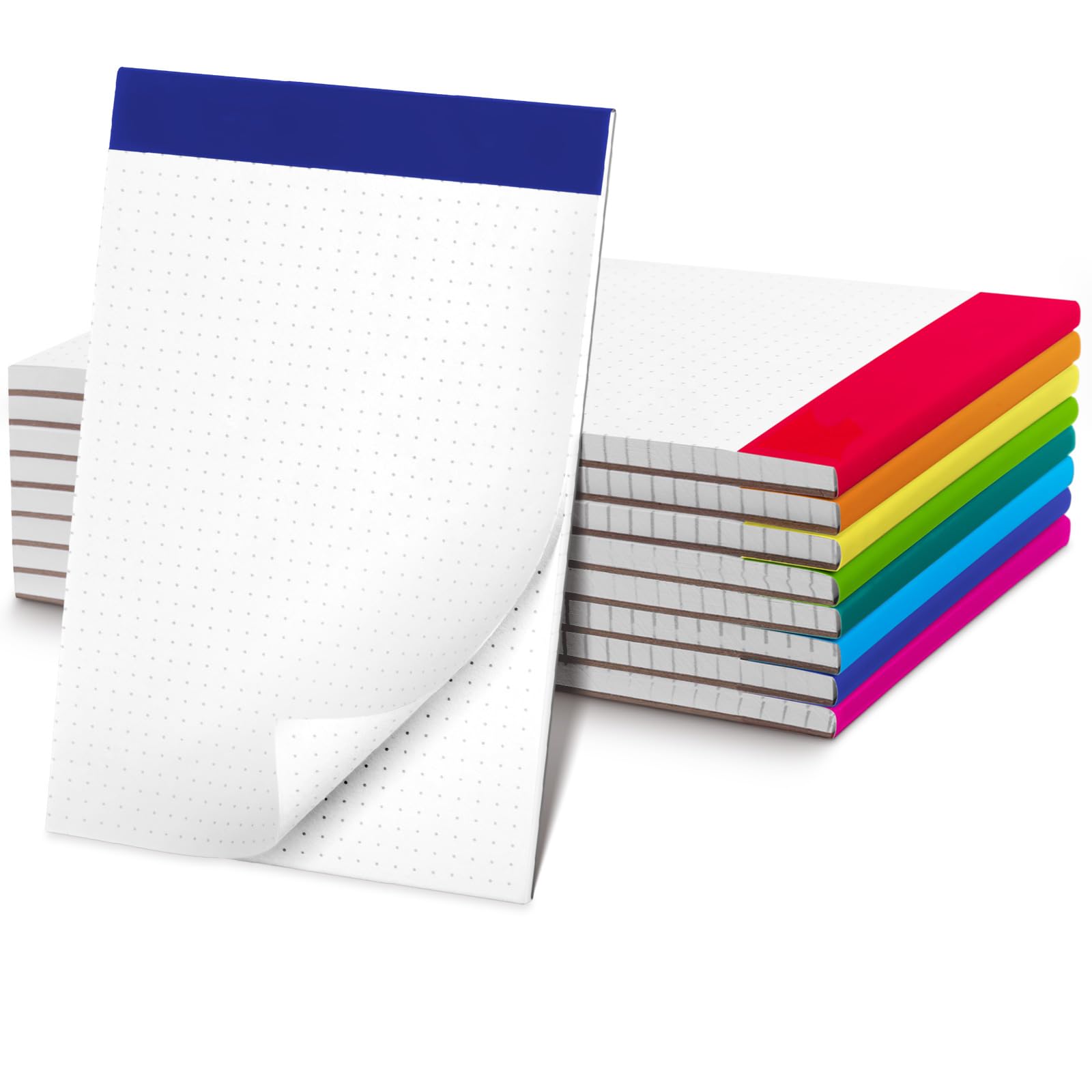 Amazon.com : Jetec 8 Pack Graph Paper Pad Legal Pads 5x8 Notepad 50 ...