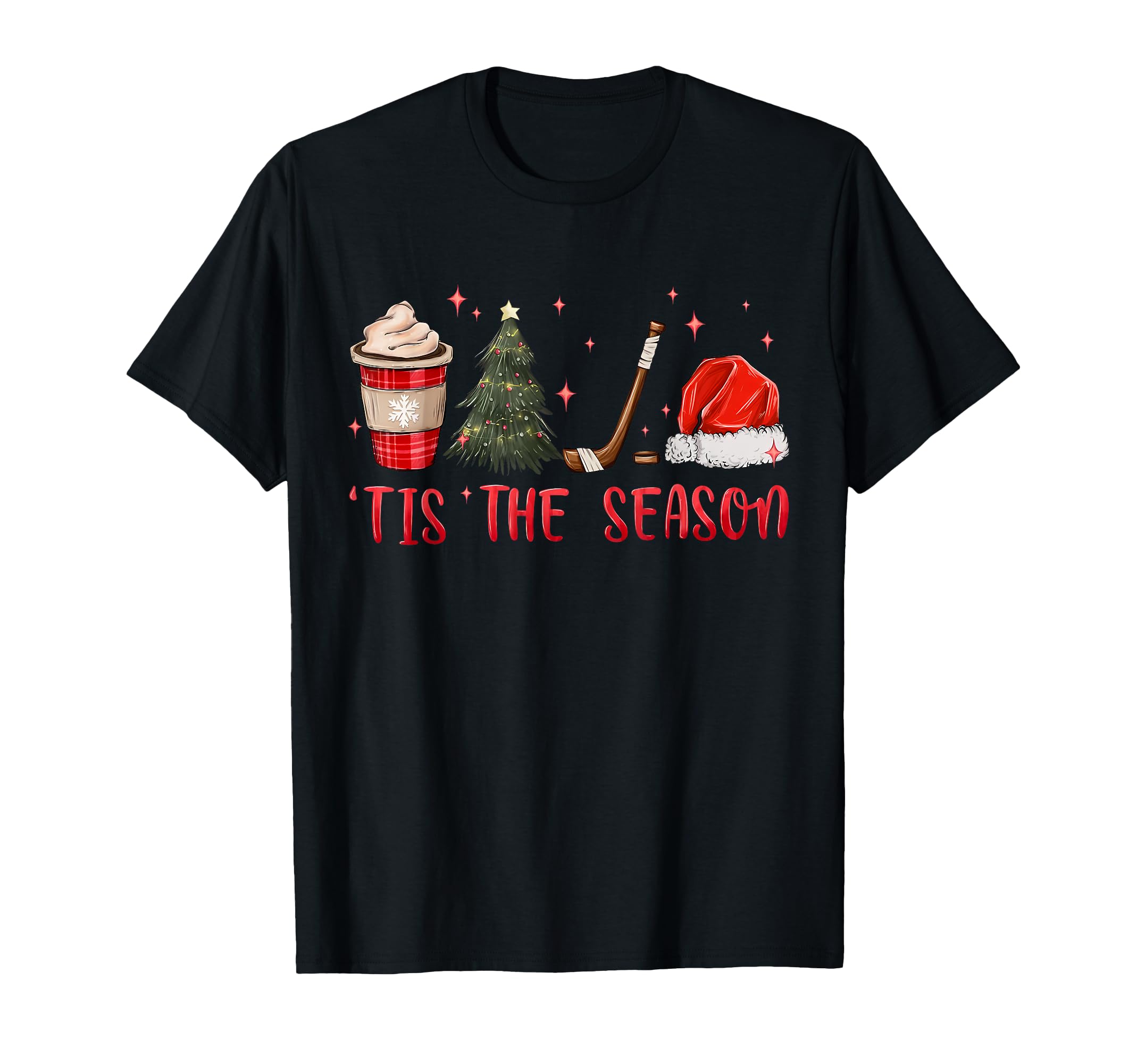 Amazon.com: Tis The Season Hockey Coffee Xmas Tree Ice Hockey Christmas ...