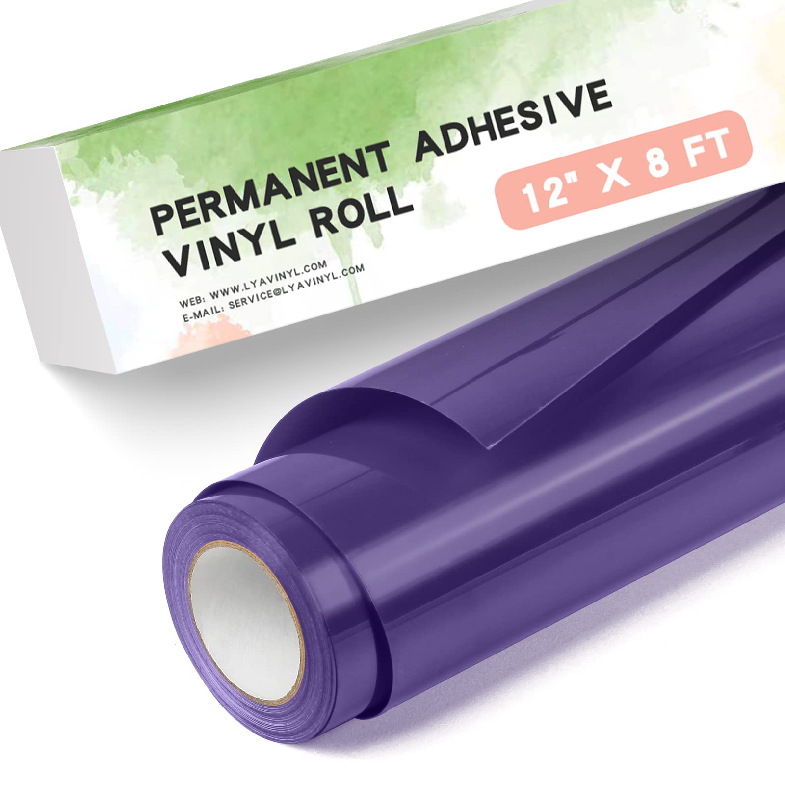 Amazon.com: Lya Vinyl Purple Permanent Vinyl for Cricut - 12" x 8 FT ...