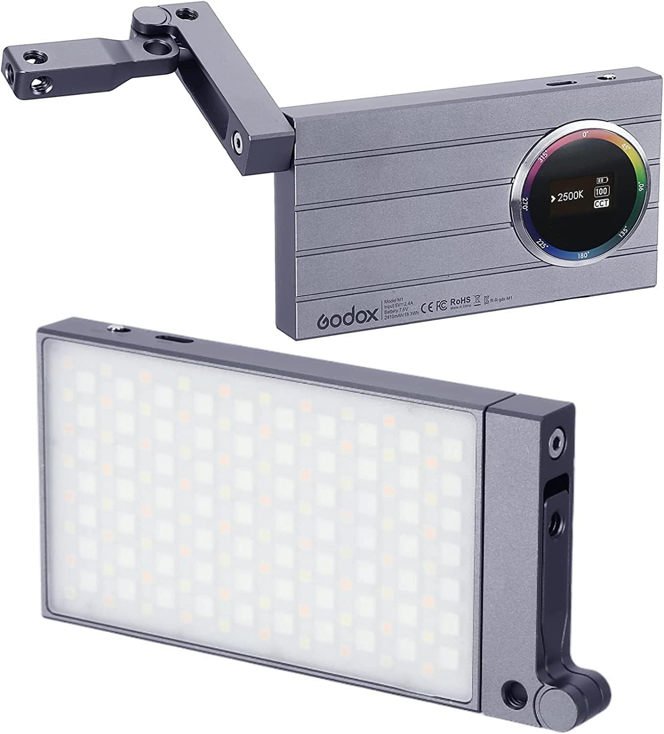 Amazon.com : Godox M1 RGB Mini Creative Light,Led Video Light,13W 2500k ...