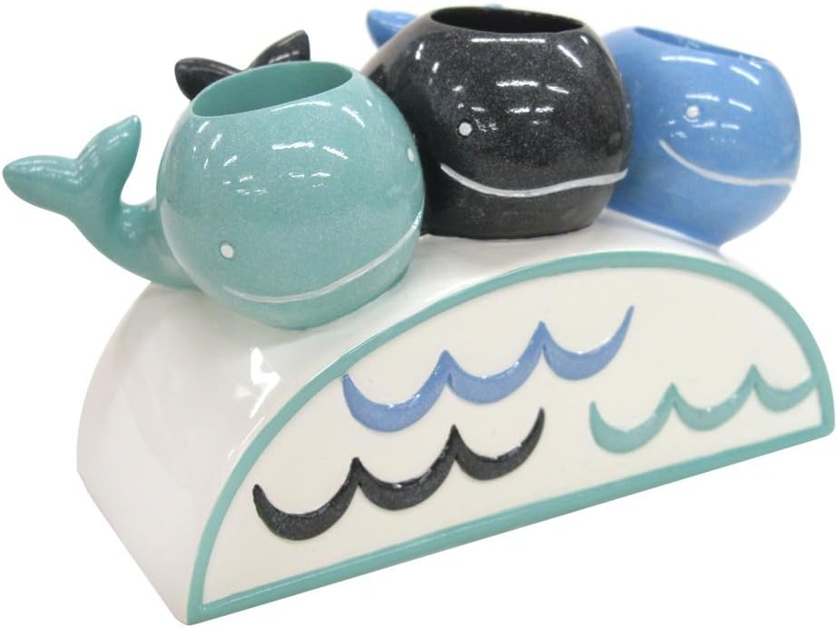 Amazon.com: Allure Home Creations Whale Watch Resin Toothbrush Holder ...