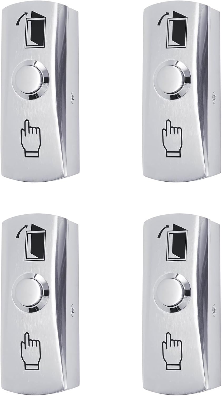 Amazon.com : Push to Exit Button for Door Access Control System Zinc ...