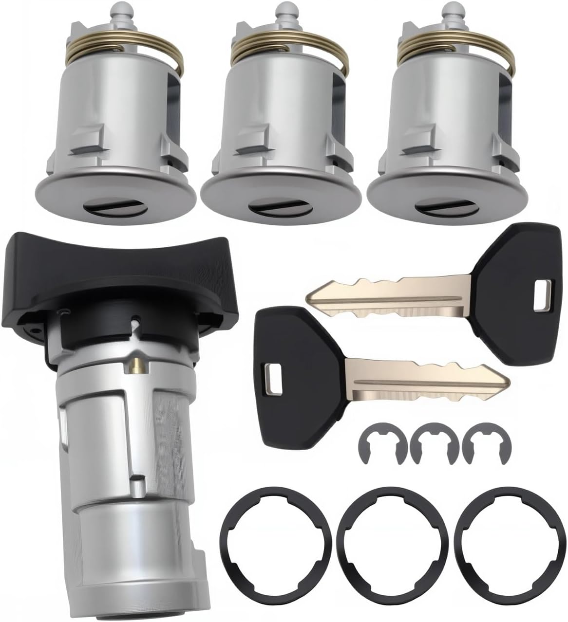 Amazon.com: Ignition Switch Lock Cylinder & Door Lock Cylinders with ...