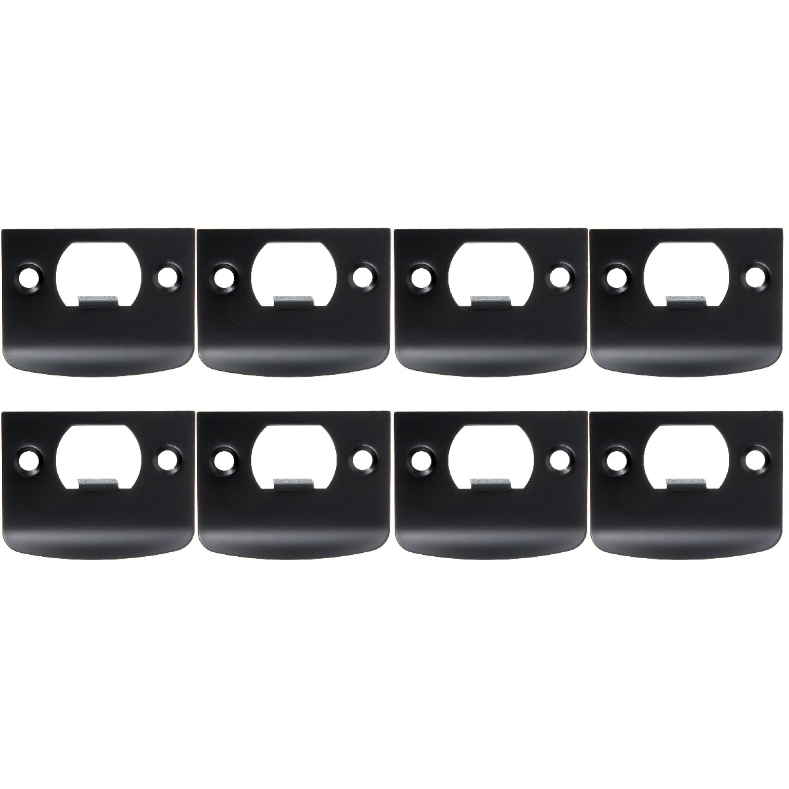 VILLCASE Door Handle Strike Plate, Black Deadbolt 8 Pcs Cam Block ...