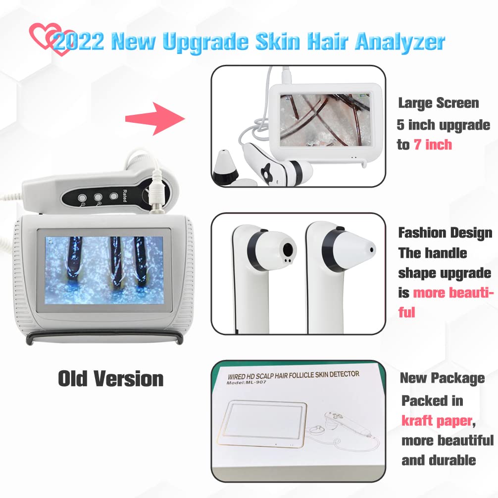 Buy Skin Diagnosis Hair Analyzer,5 Inch LCD Screen Digital Skin ...