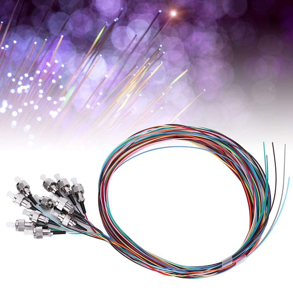 FC/UPC Single Mode Fiber, FC12 Cores Bundle Pigtail Cable 12-Cores ...