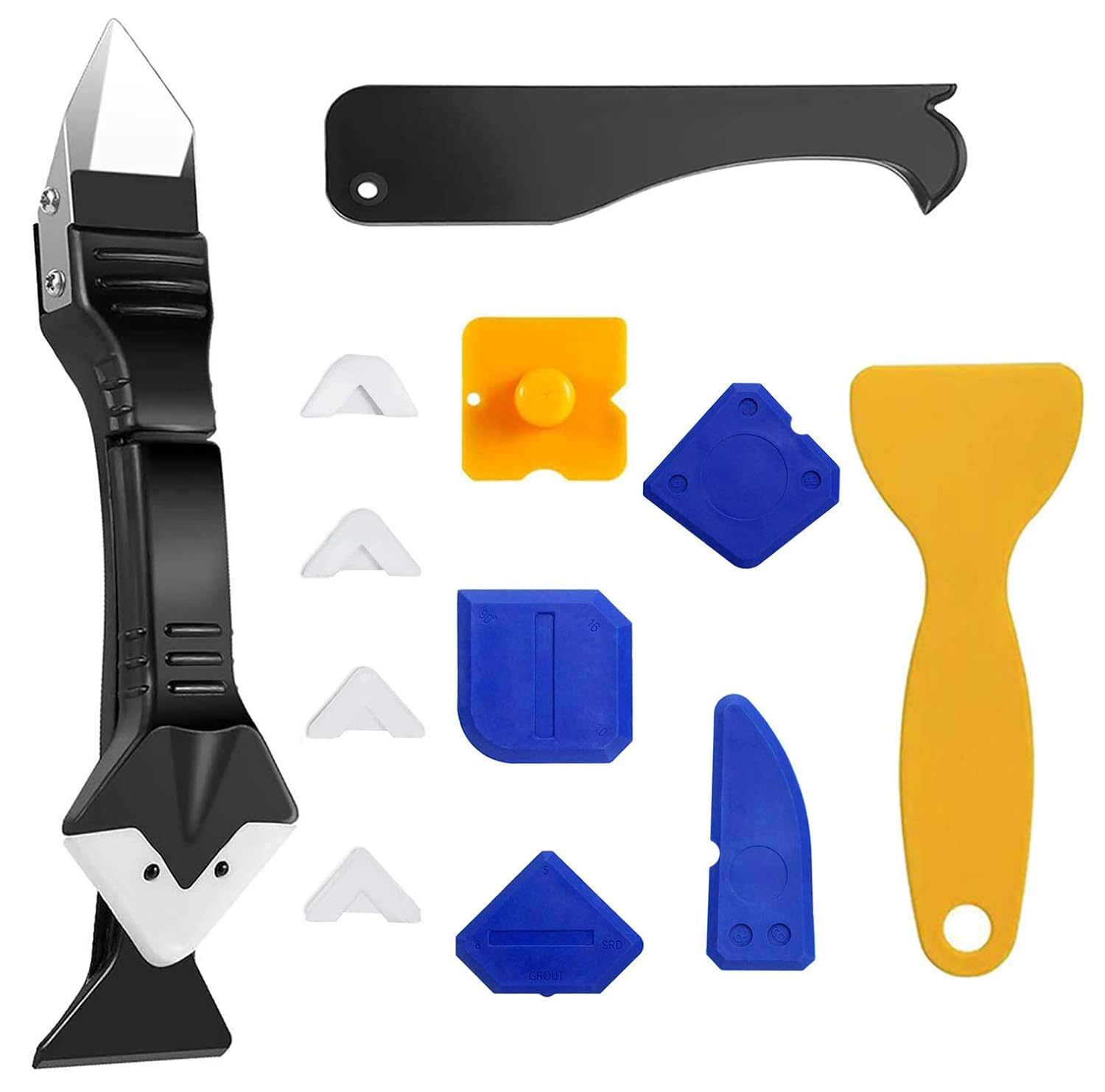 13Pcs Caulking Finishing Tool Kit, Caulking Tools (stainless steelhead ...
