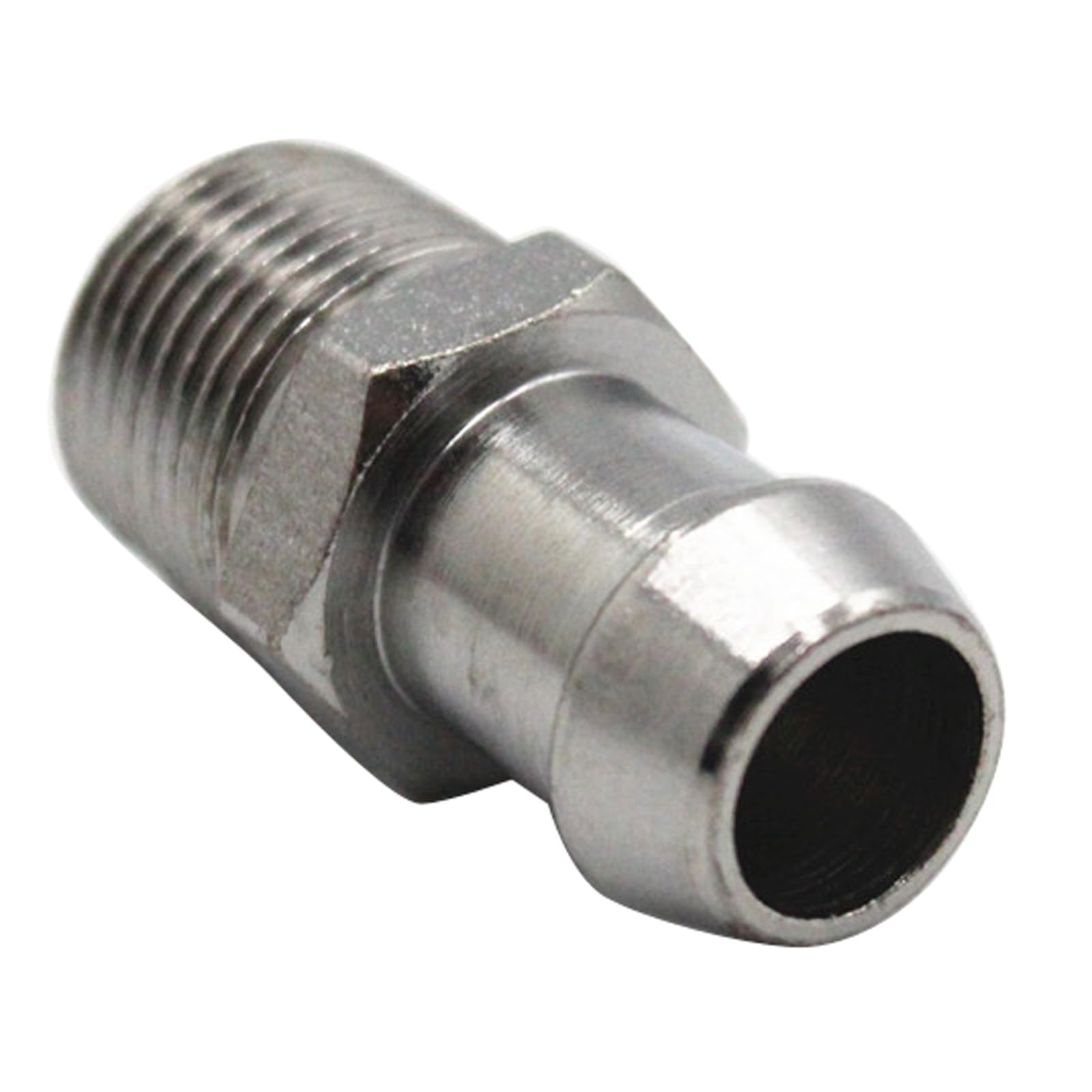 Snapklik.com : Chrome Steel Water Pump Intake Manifold Heater Hose ...