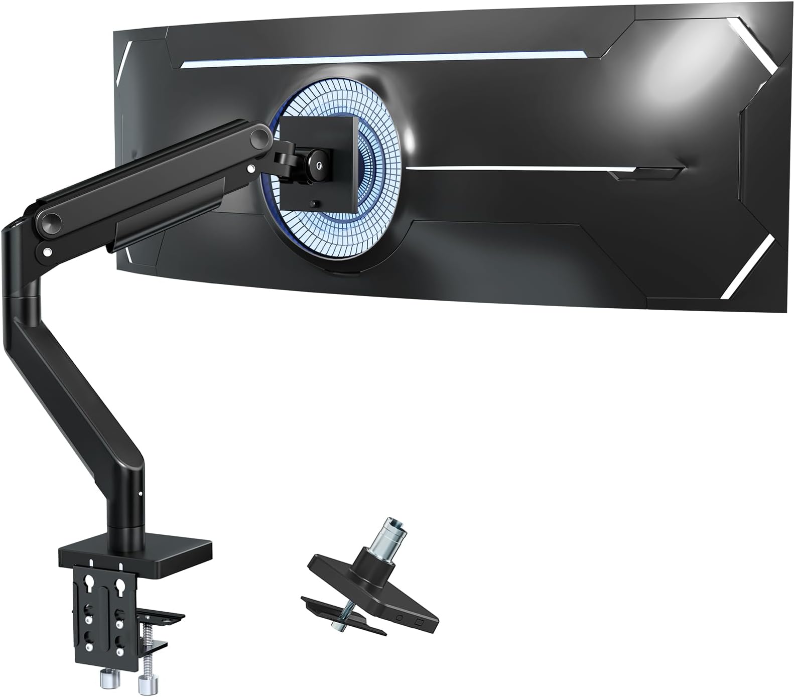 Amazon.com: Ultrawide Monitor-Arm Heavy Duty 17-49'' - Premium Aluminum ...