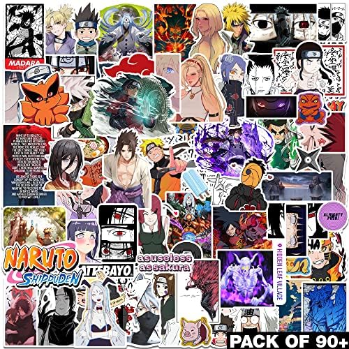 Paper9store Pack of 85+ Demon Slayer Stickers for Laptop, Phone Case ...