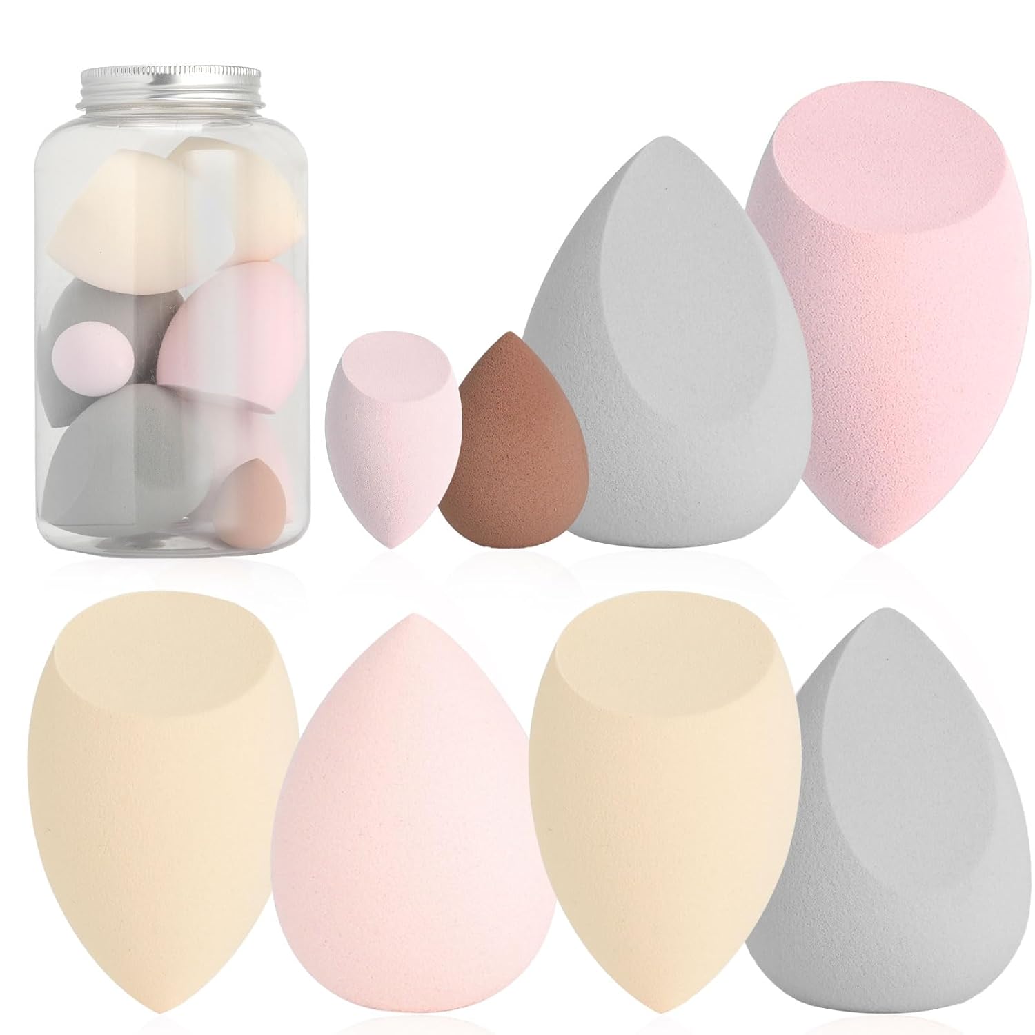 Amazon.com : COSTICA Makeup Sponge Sets, 8 Pcs Beauty Blender Sponge ...