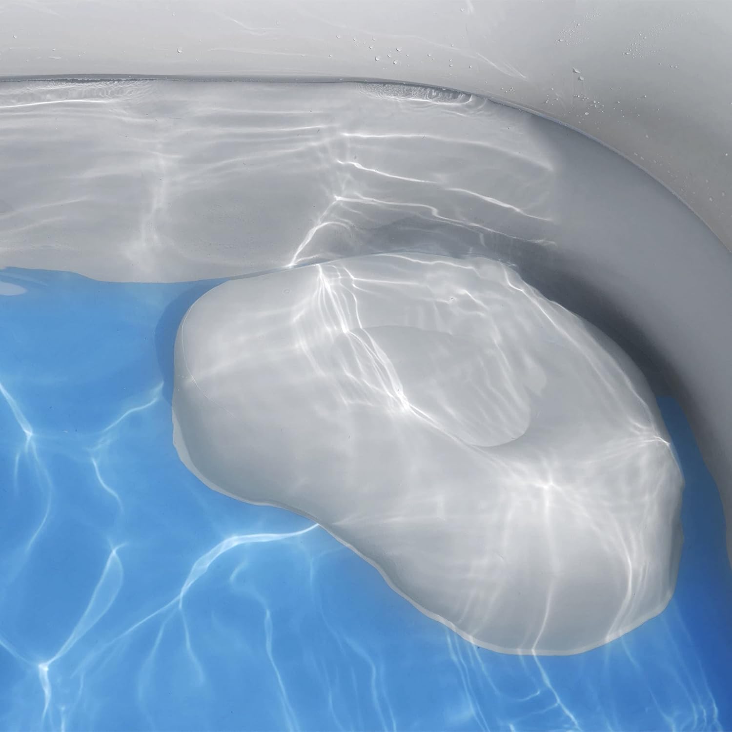 7′ x 6’9″ x 21″-Family-Friendly, Pentagon-Shaped Inflatable Pool with 2 ...