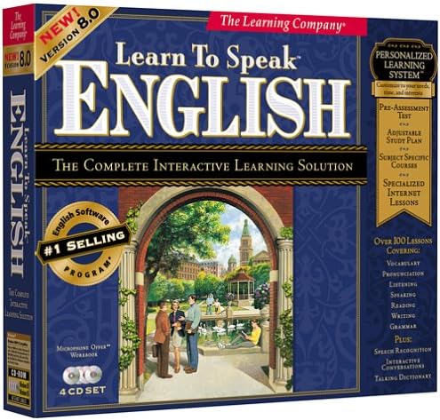 Amazon.com: Learn To Speak English (4 CD SET) : Software