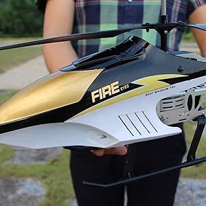 Amazon.com: 3.5 Channel 2.4GHZ Gyro RC Helicopter LED Indoor Outdoor ...