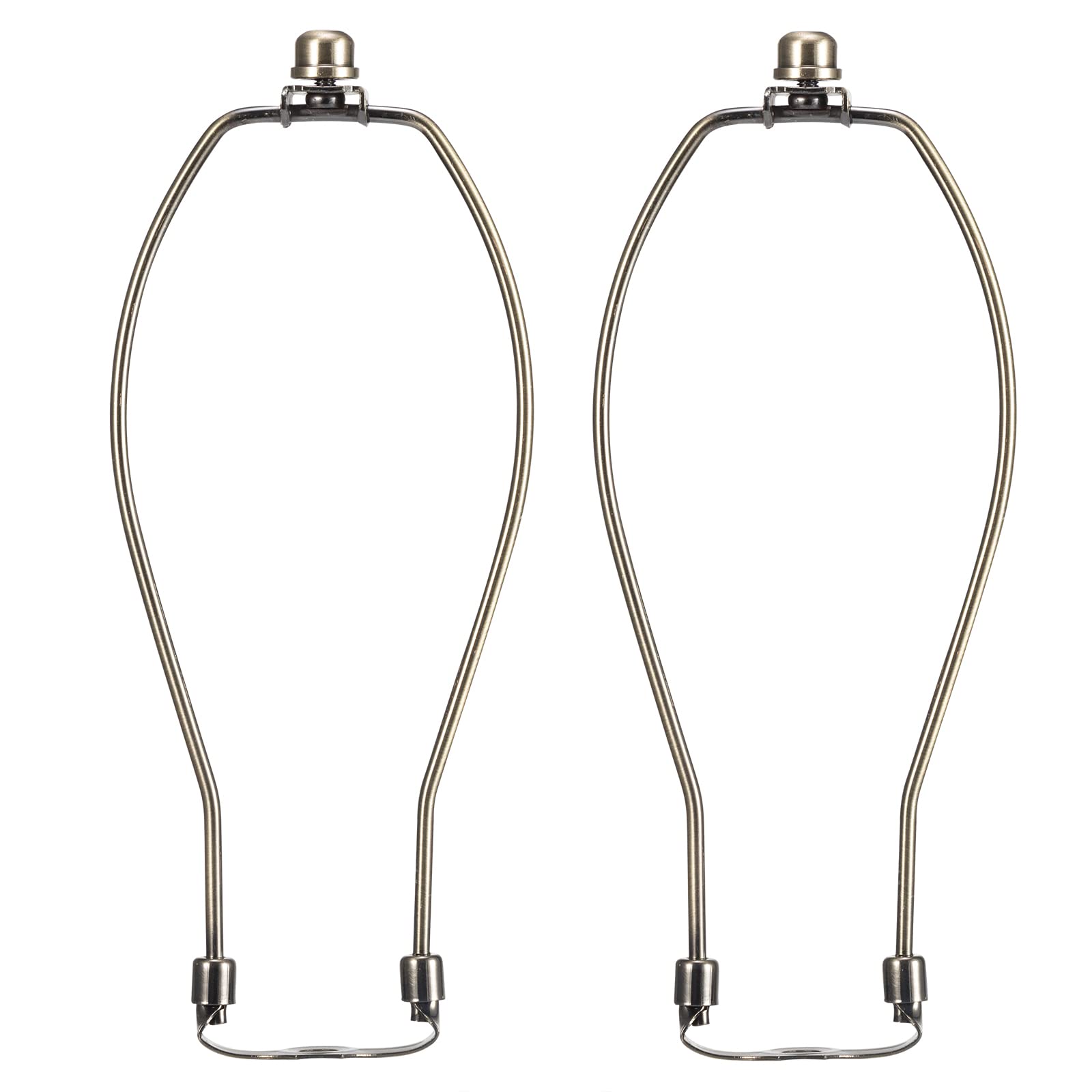 Lamp Harp 10 Inch, Saangseon Light Duty Antique Brass Lamp Shade Holder ...