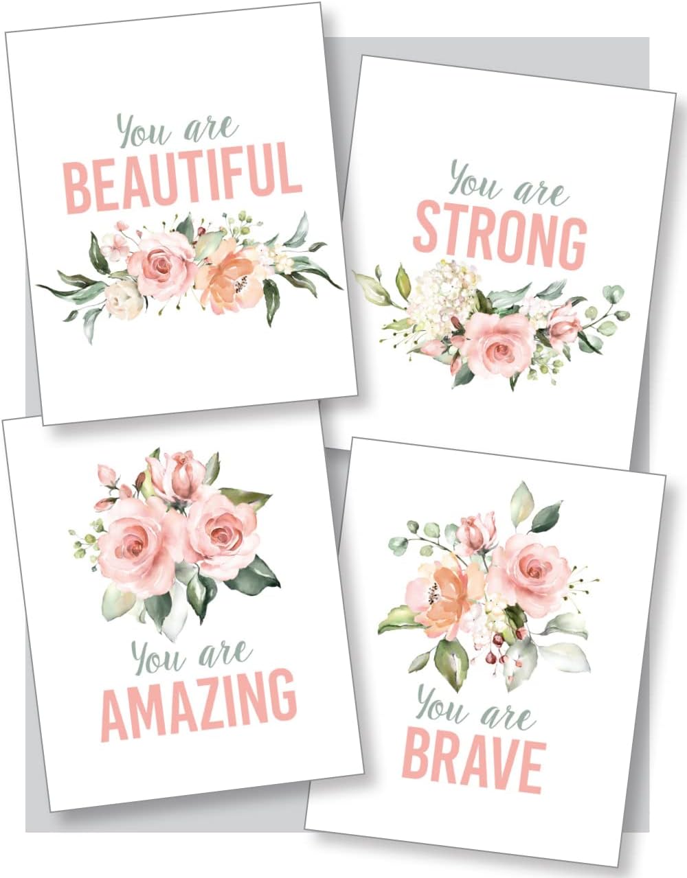 Amazon.com: Confetti Fox Girls Inspirational Words Wall Decor, Pink ...