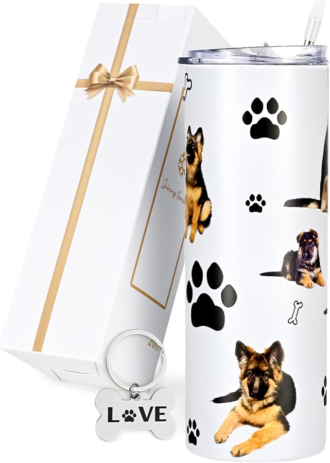 Amazon.com | GINGPROUS German Shepherd Gifts Dog Mom Gifts for Women ...
