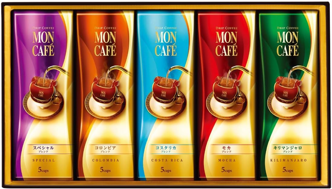 Amazon.co.jp: Mon Cafe DO-MCS-30D Drip Coffee Gift : Food, Beverages ...
