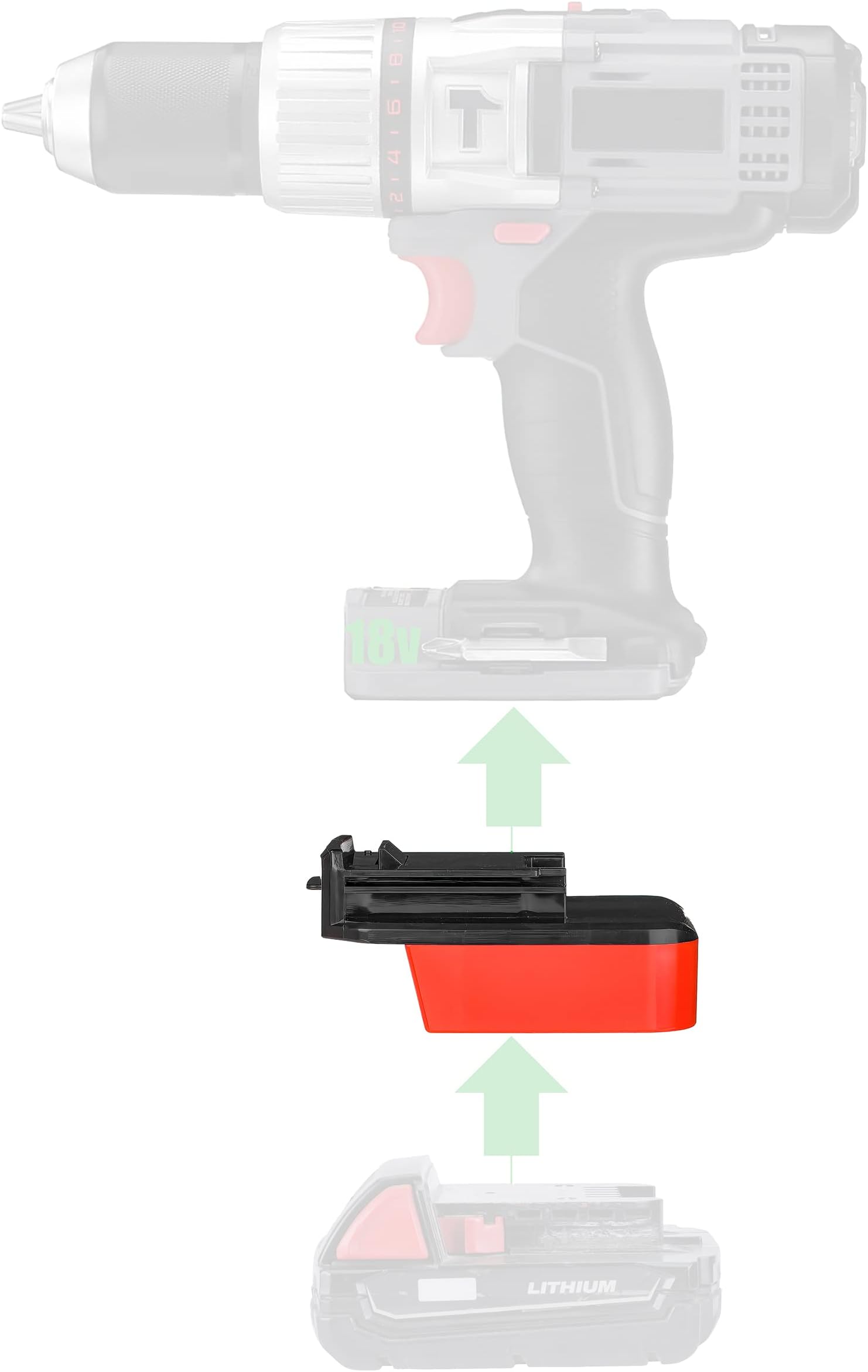 Amazon.com: Dual-Tool Battery Adapter Upgrade for Black & Decker 20V ...