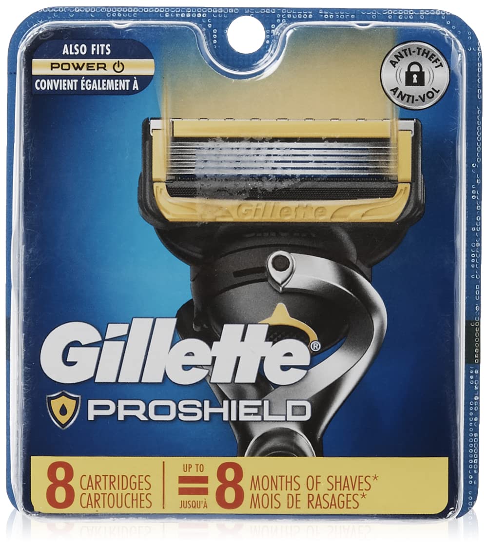 Amazon.com: Gillette ProGlide Shield Razor Blade Refills, 8 Count ...