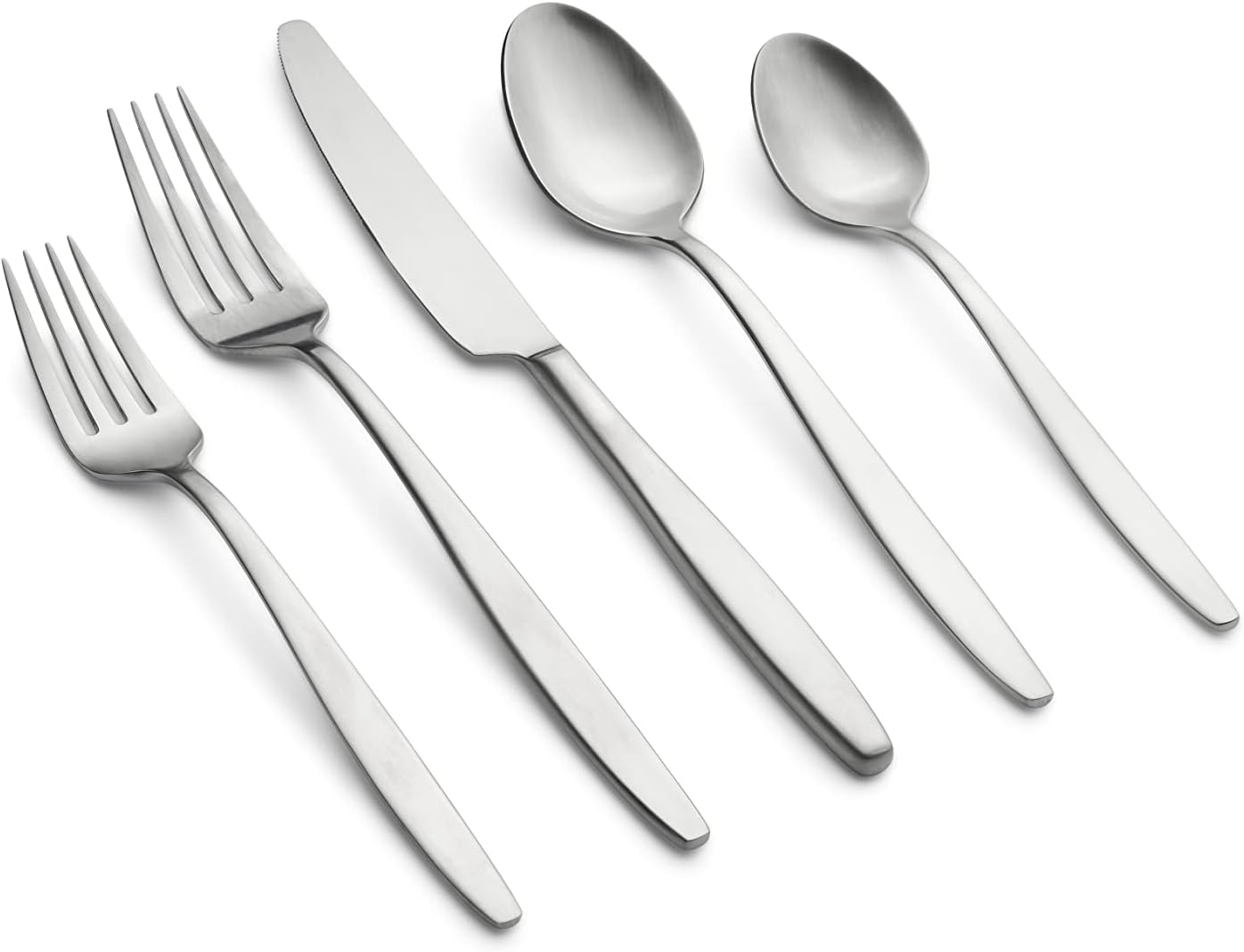 Amazon.com: Cambridge Silversmiths Granger Flatware Set, 20 Piece ...