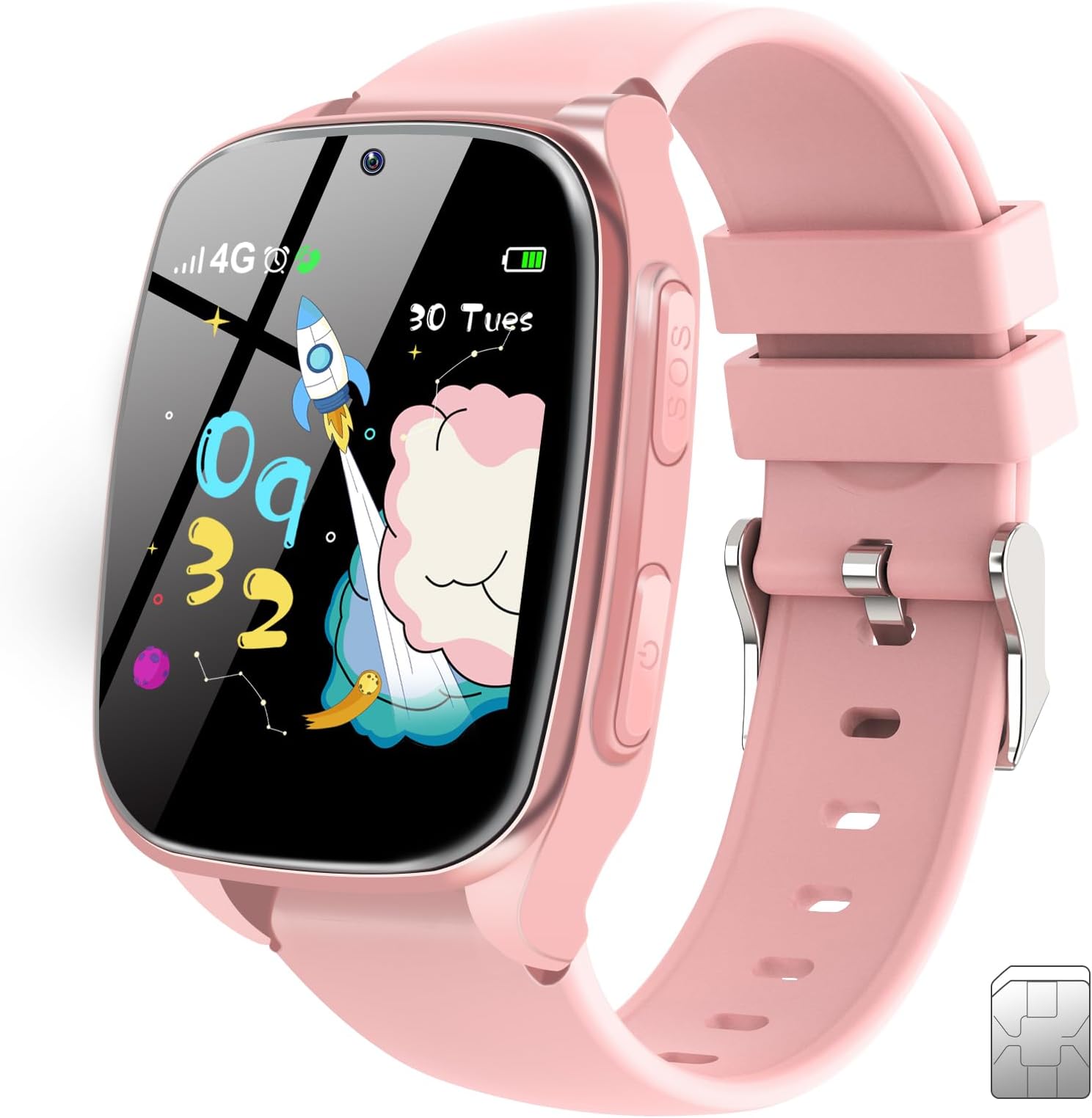 Amazon.com: cjc 4G Smart Watch for Kids with GPS Tracker, Texting and ...