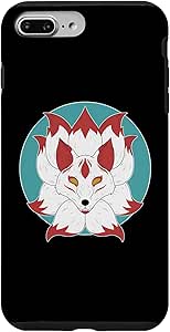 Amazon.com: iPhone 7 Plus/8 Plus Vintage Japanese Kitsune Nine Tailed ...