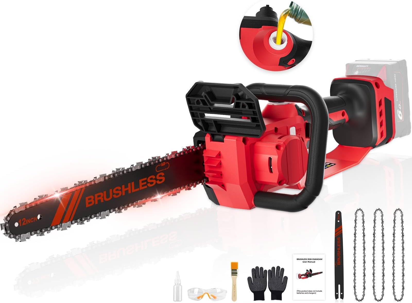 Amazon.com : Milwaukee 2727-20 M18 FUEL 16 in. Chainsaw Tool Only ...