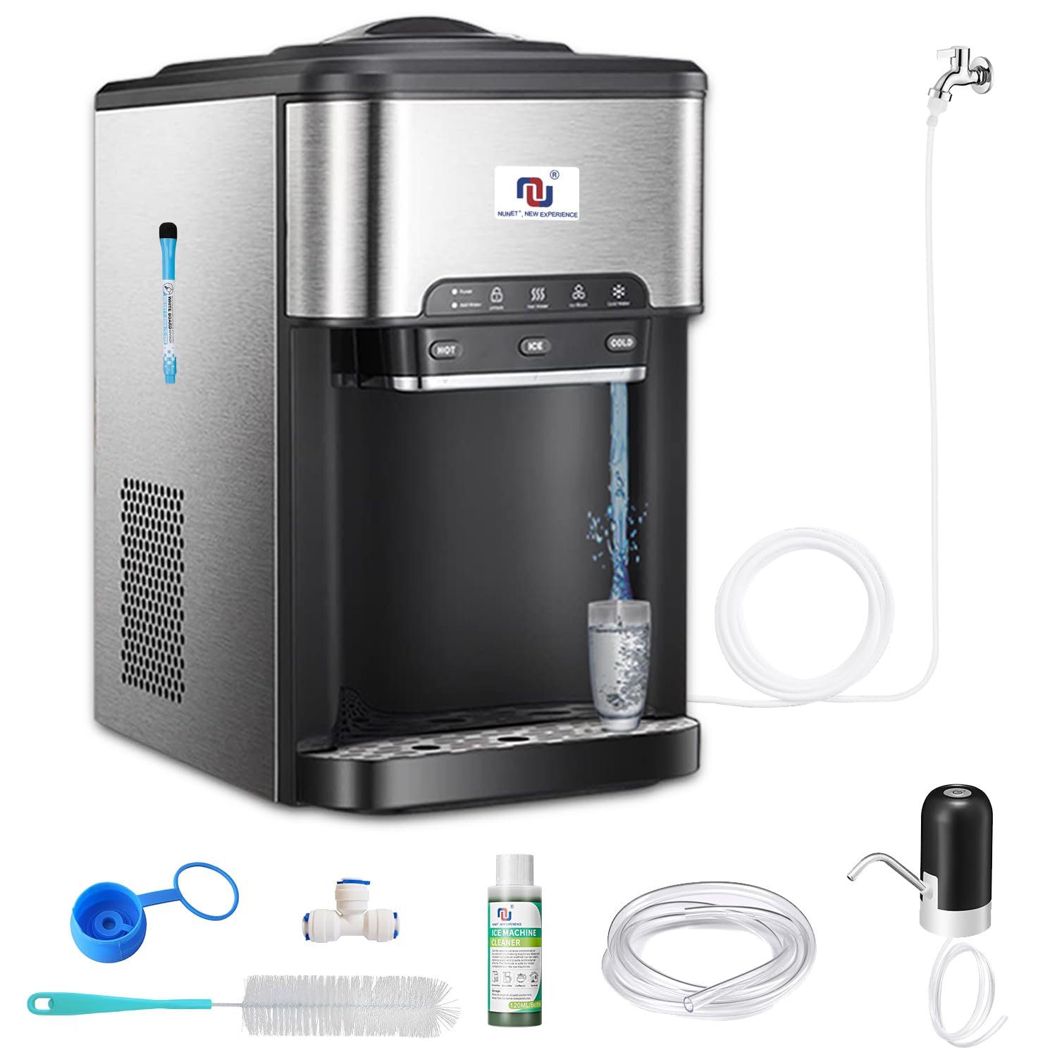 Amazon.com: Portable Ice Maker Water Cooler Dispenser 3-in-1 ...