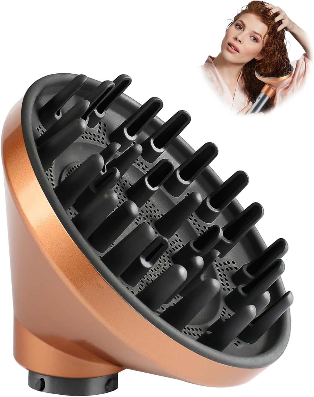 Amazon.com: Wave+Curl Diffuser for Dyson Hair Dryer, Upgraded Diffuser ...
