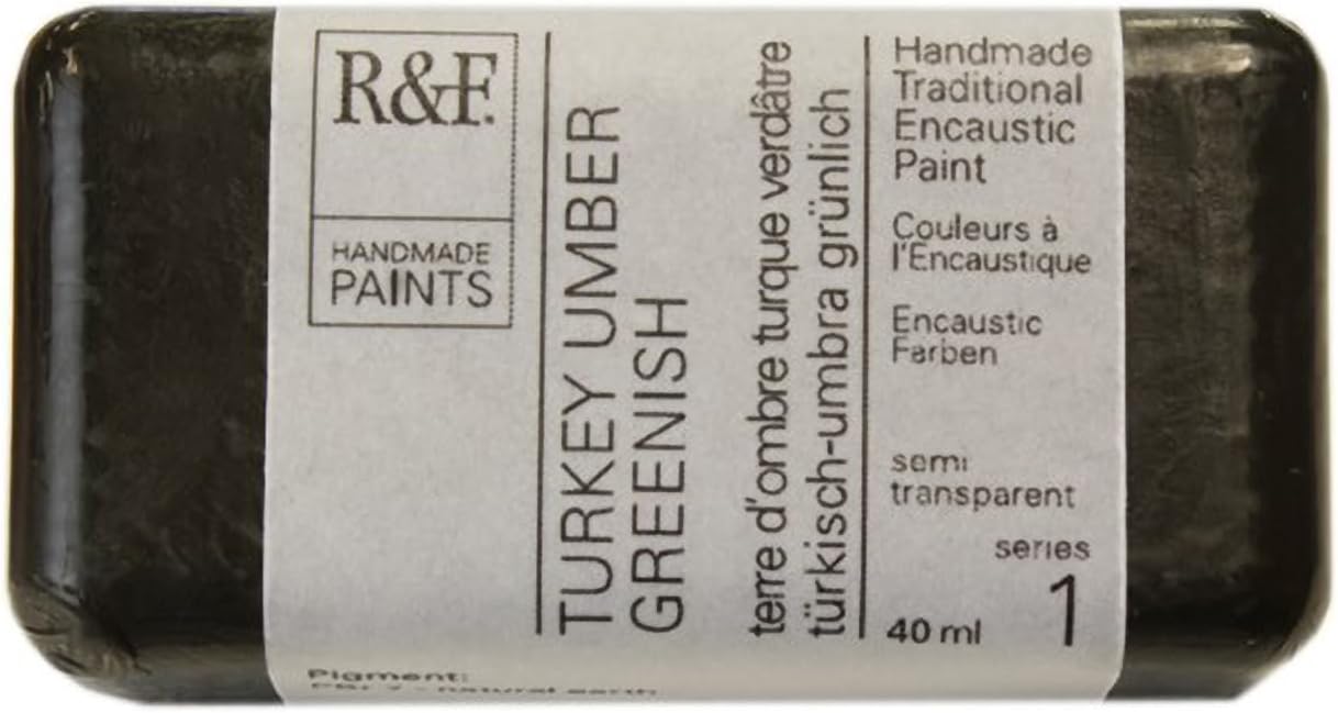 Amazon.com: R&F Artist Encaustic Paint, Turkey Umber Greenish, 40 ml