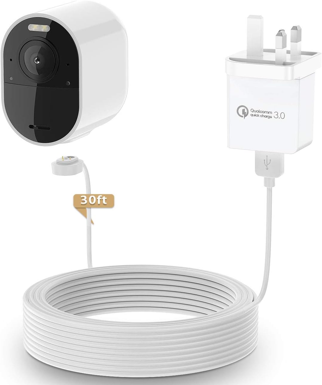 HOLACA Power Adapter/Battery Charger for Arlo Ultra Ultra 2 Arlo Pro 3 ...