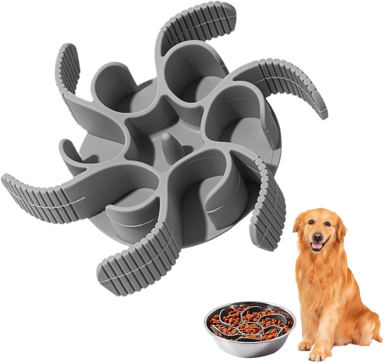 Dog Food Mat Slow Feeder, Interactive Dog Puzzle Feeder Lick Pad, Anti ...