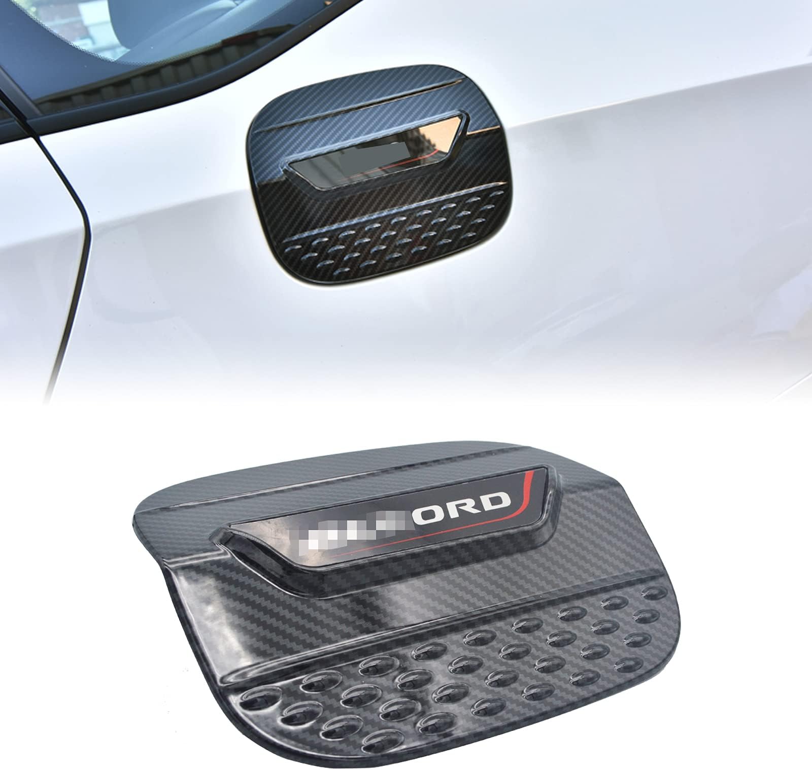 Amazon.com: Fuel Tank Cap Cover Trim,MoreChioce Carbon Fiber ABS Car ...