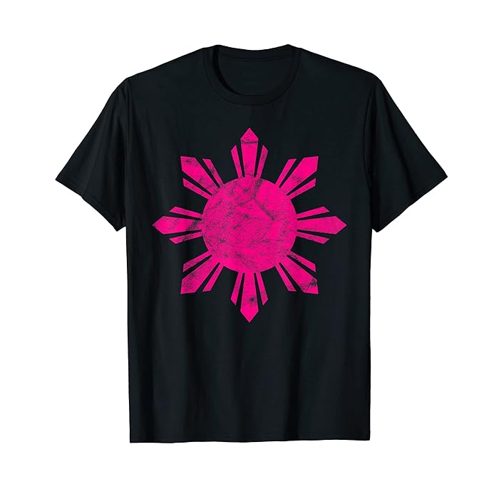 Buy Distressed Pink Filipino Sun For Leni-Kiko Leni Robredo T-Shirt ...