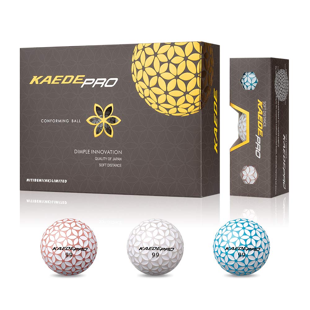 Buy KAEDE Pro Double Colored Conforming Distance Golf Ball (One Dozen ...