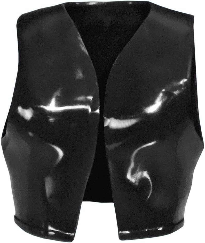 Amazon.com: Black Rubber Jacket Vest for Wrestling Action Figures ...