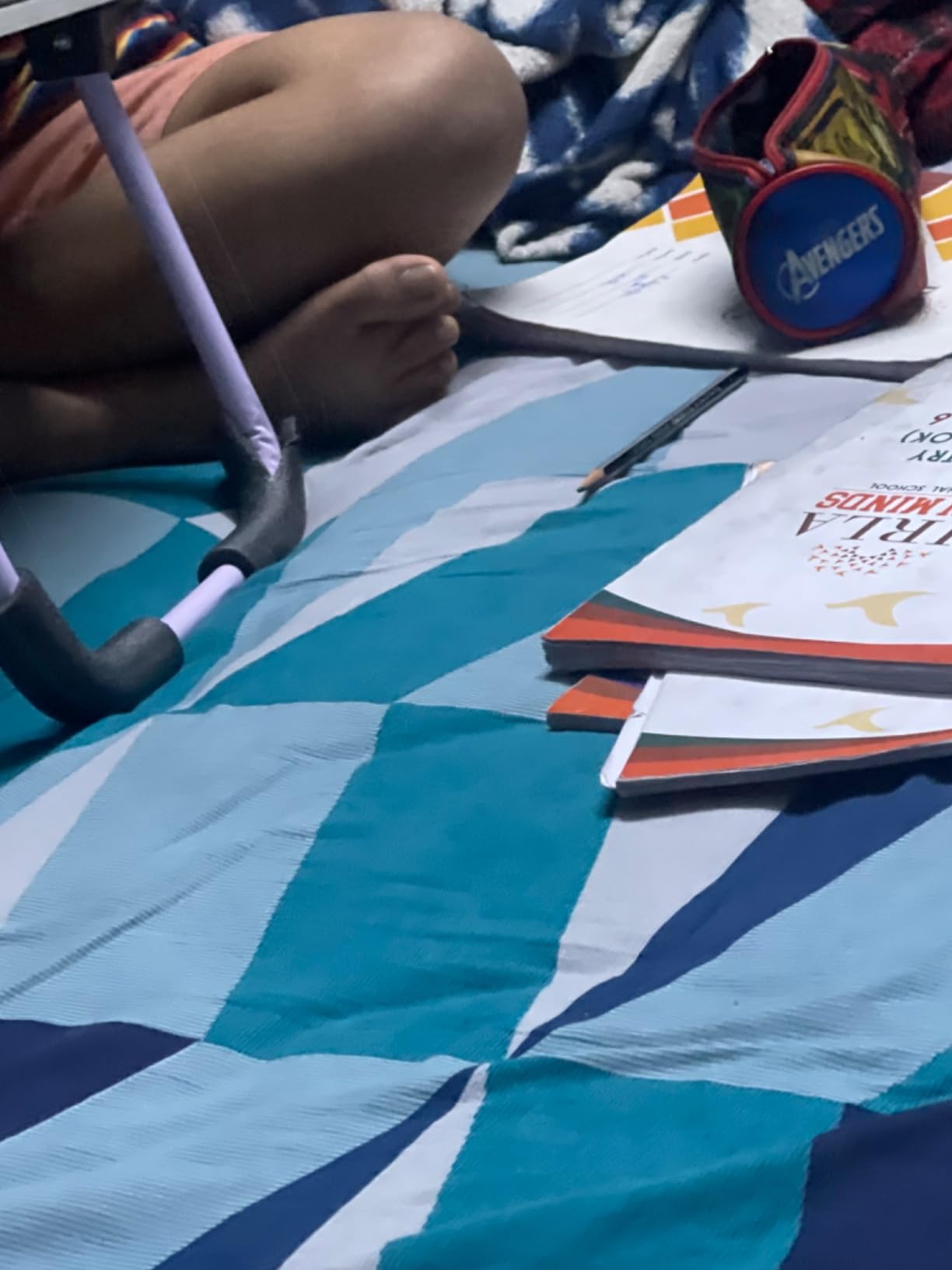 NK MART Multipurpose Foldable Laptop Table with Cup Holder | Mac Holder ...