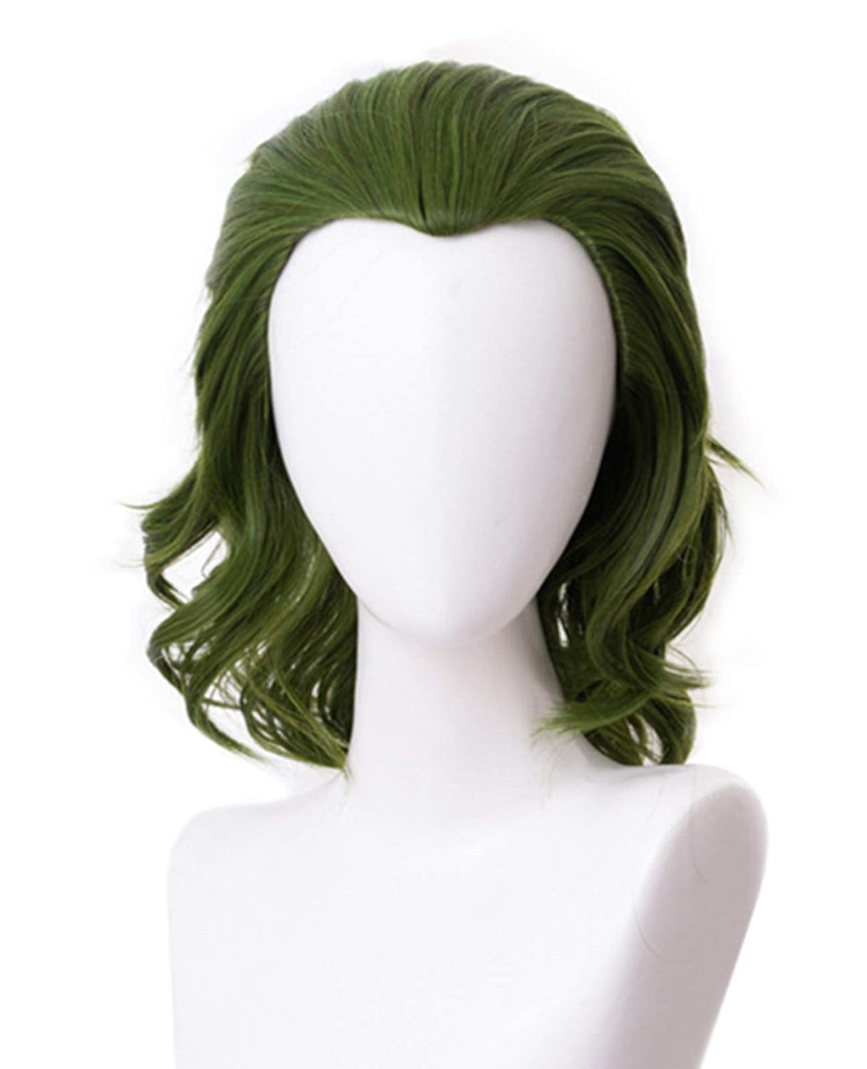 Amazon.com: Mersi Wig for Mens Green Wigs for Men Costume Wig Short ...