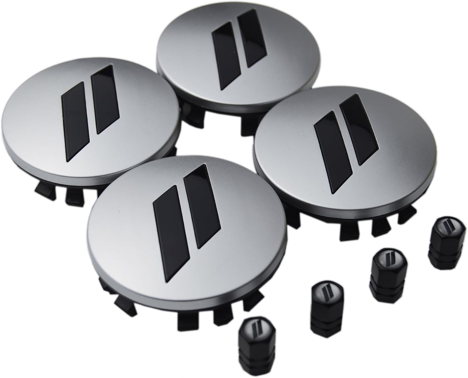 Amazon.com: (Set of 4) 63mm=2.5 inches // Slash Wheel Center Caps ...