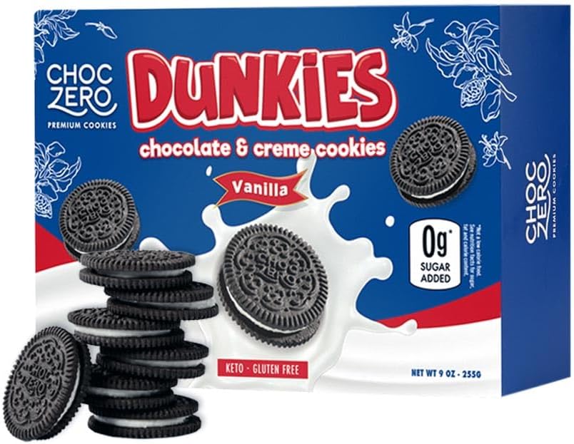 Amazon.com: ChocZero Keto Chocolate Sandwich Cookies with Creme - Low ...