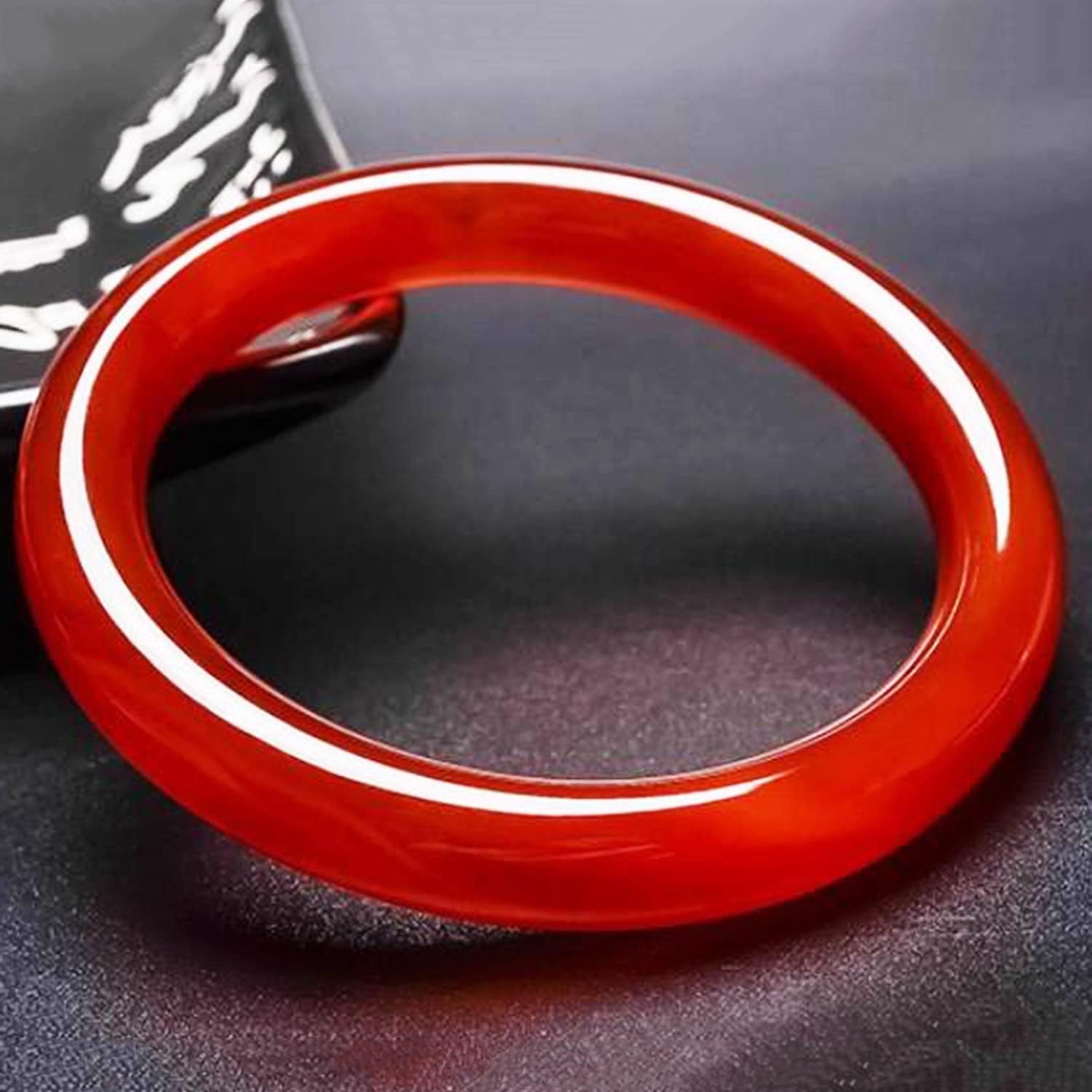 Jade Bangle Bracelet for Women Red Jade Agate Bracelet Natural Jade ...