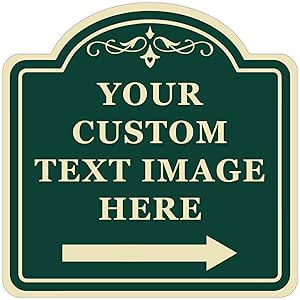 Amazon.com: Custom Metal Signs Outdoor - 12x12 Inch, Personalized Sign ...