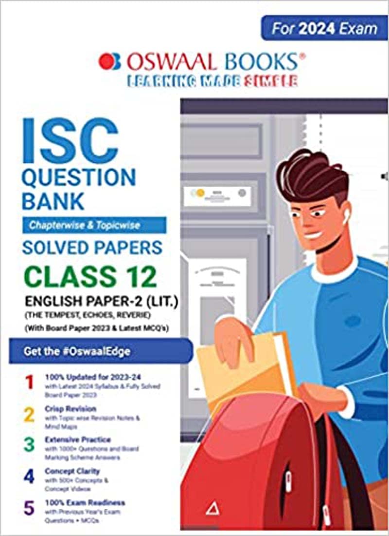 Amazon.in: Buy ISC English Paper-2 Literature Question Bank Class 12 ...