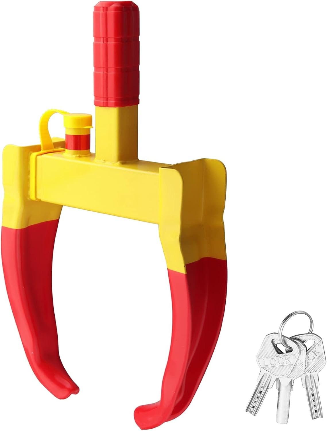 EYPINS Wheel Clamp Lock, Heavy Duty Wheel Lock Anti Theft Wheel Clamp ...