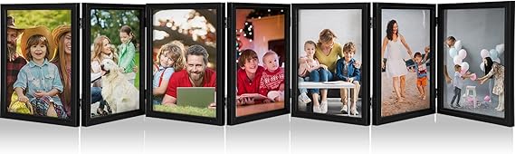 Amazon.com - Sintuff 7 Picture Frame 5 x 7 Folding Hinged Picture ...